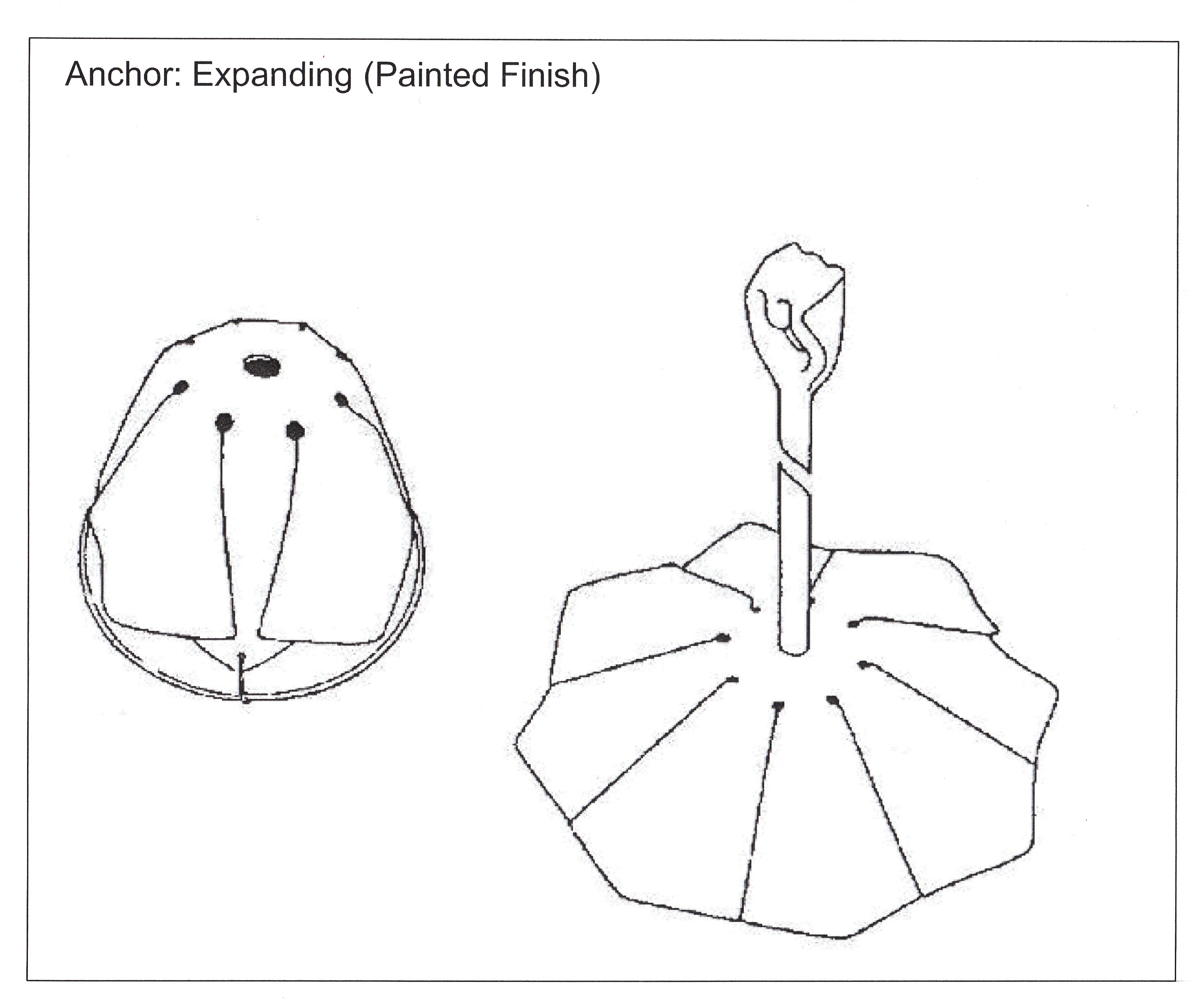 Anchor: Expanding (Painted Finish) :: Slacan
