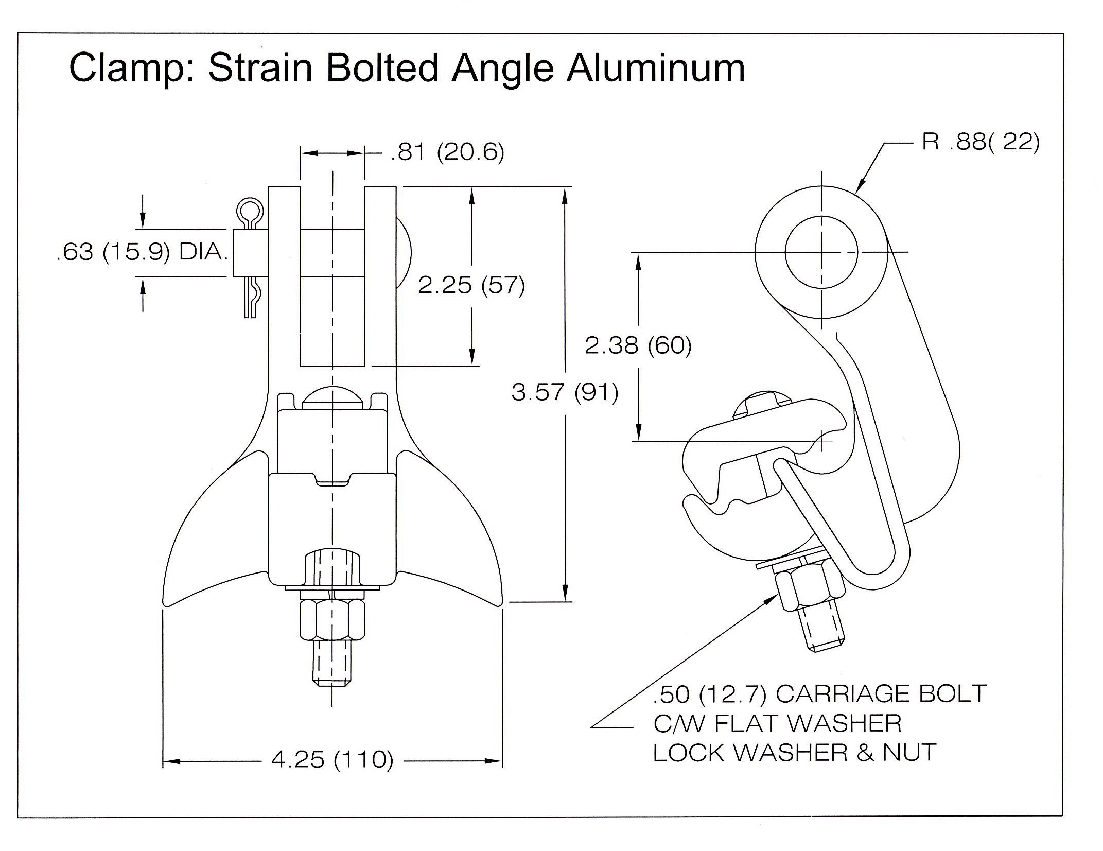 Clamp: Strain Bolted Angle :: Slacan