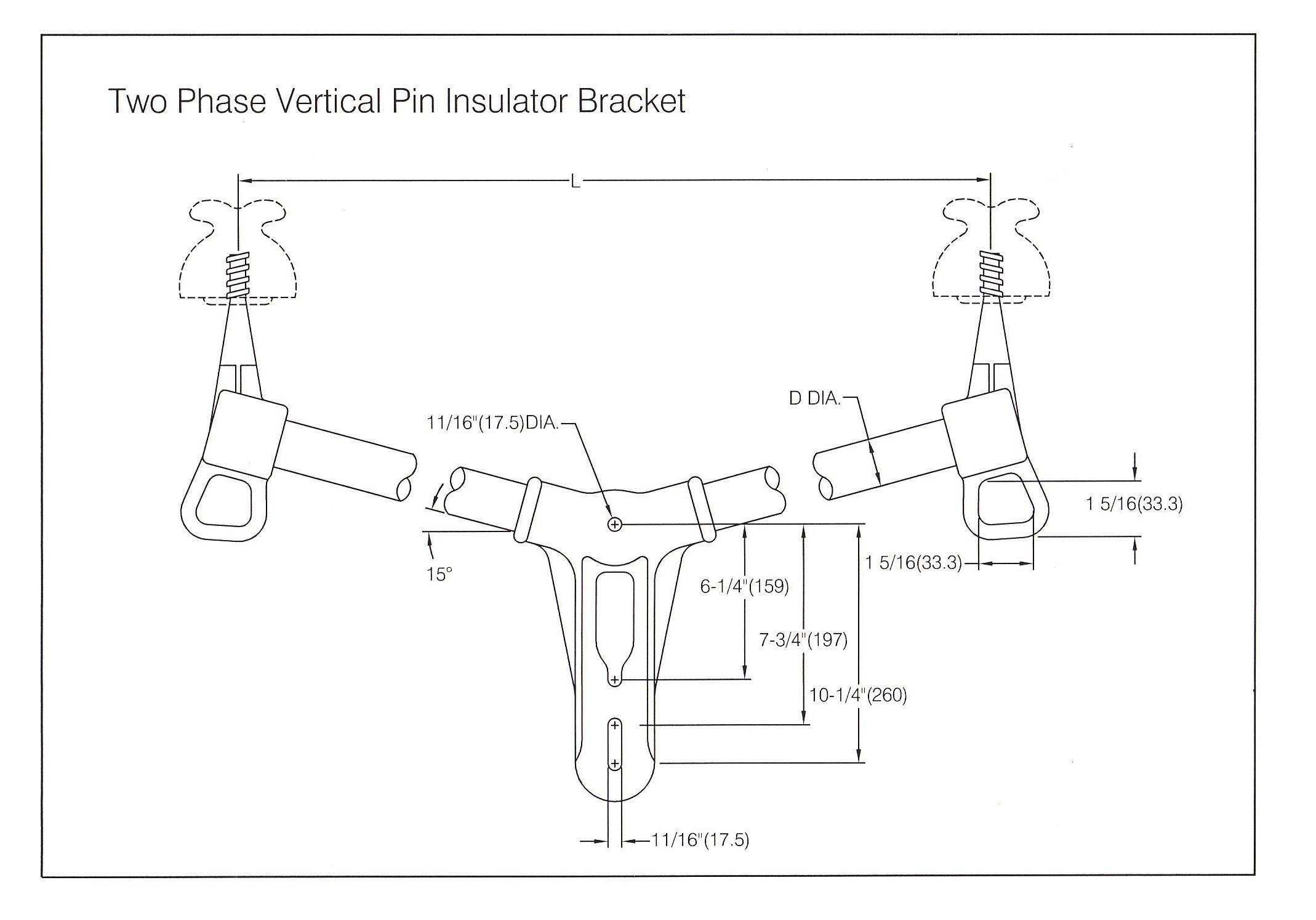 Pin Insulator Bracket :: Slacan