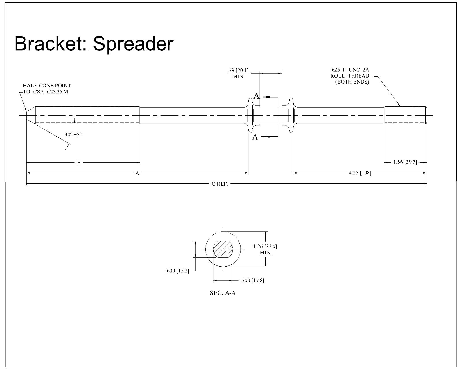 Bracket: Spreader :: Slacan
